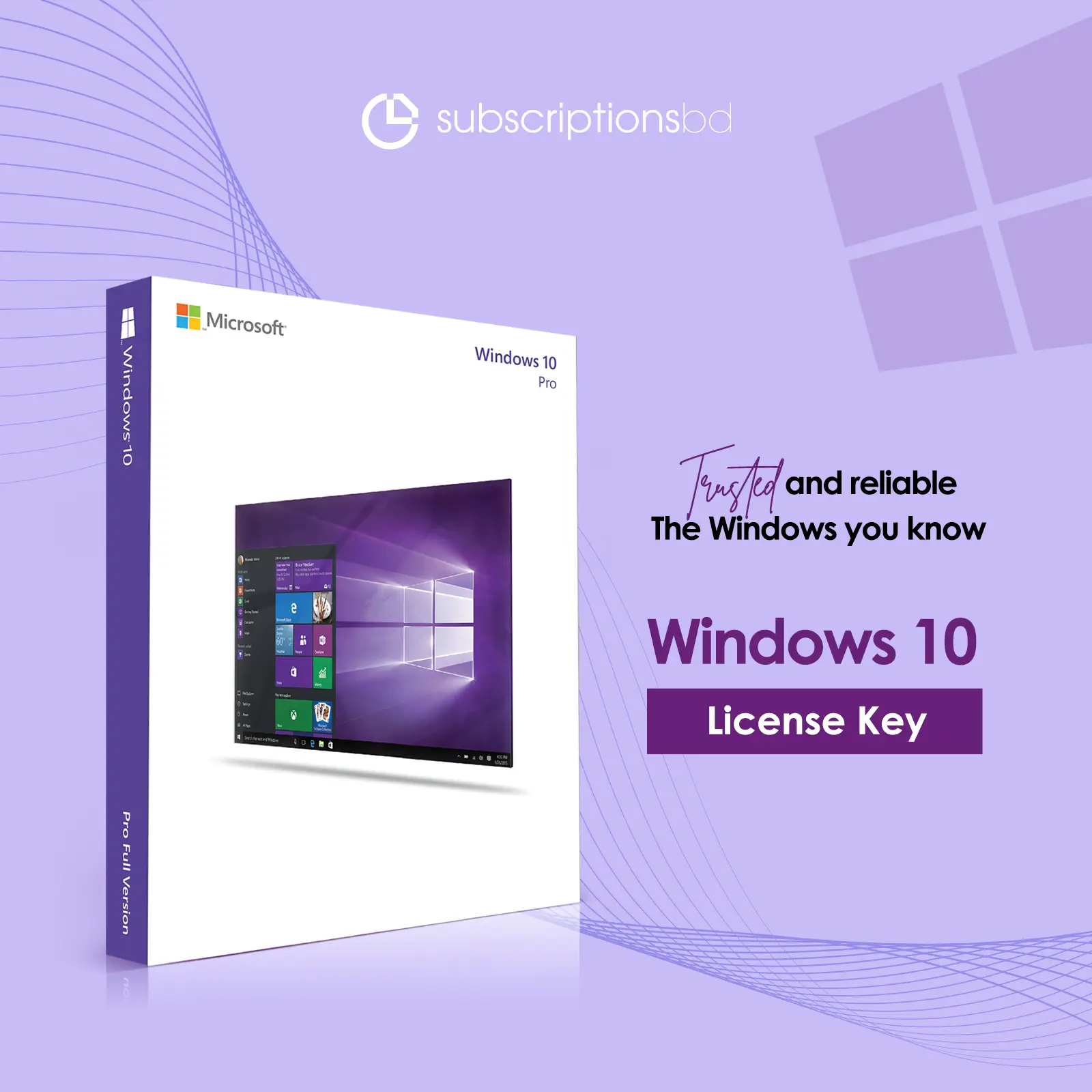 Windows 10 Pro License Key - Microsoft Windows 10 pro